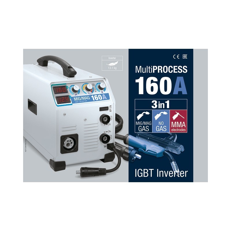 POSTE A SOUDER INVERTER SEMI-AUTOMATIQUE MIG/MAG EASYMIG 160 AVEC ACCS